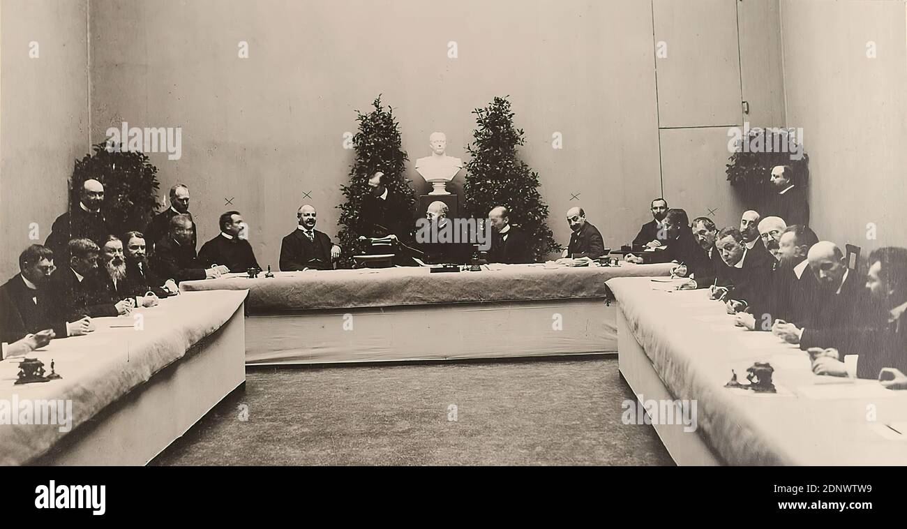 Louis Held, founding meeting of the Deutscher Künstlerbund on December ...