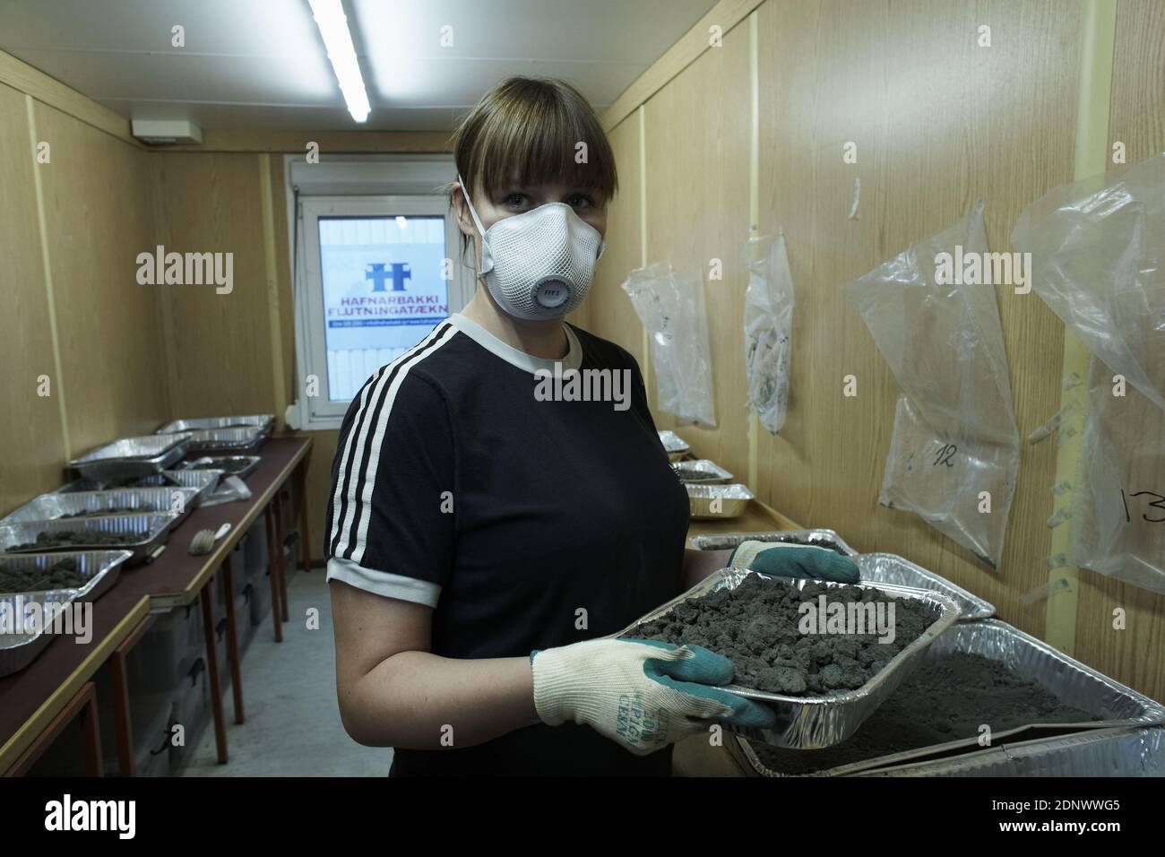 Scientist volcano laboratory hi-res stock photography and images - Alamy