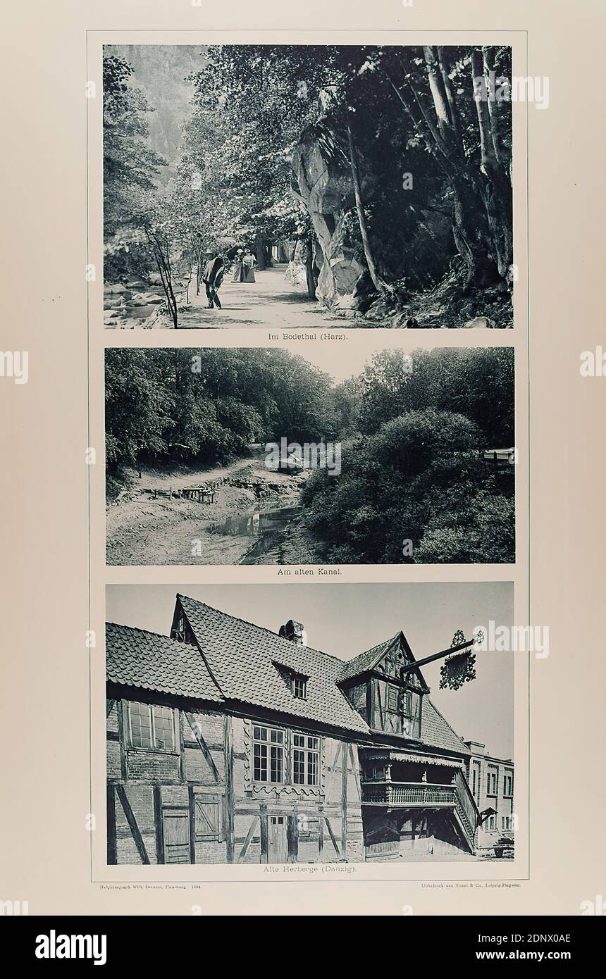 Wilhelm Dreesen, Sinsel & Co, Im Bodethal (Harz), Am alten Kanal und ...