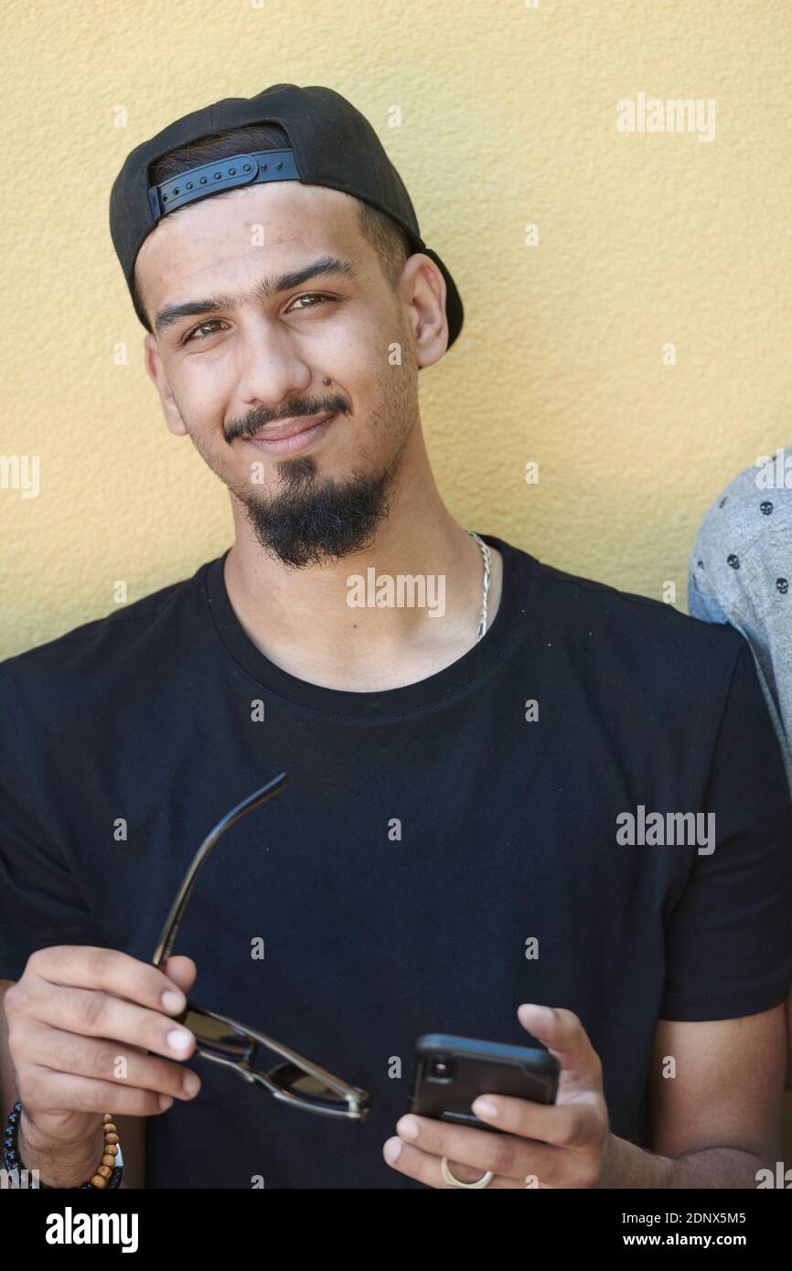 middle eastern trendy student portrait Stock Photo - Alamy