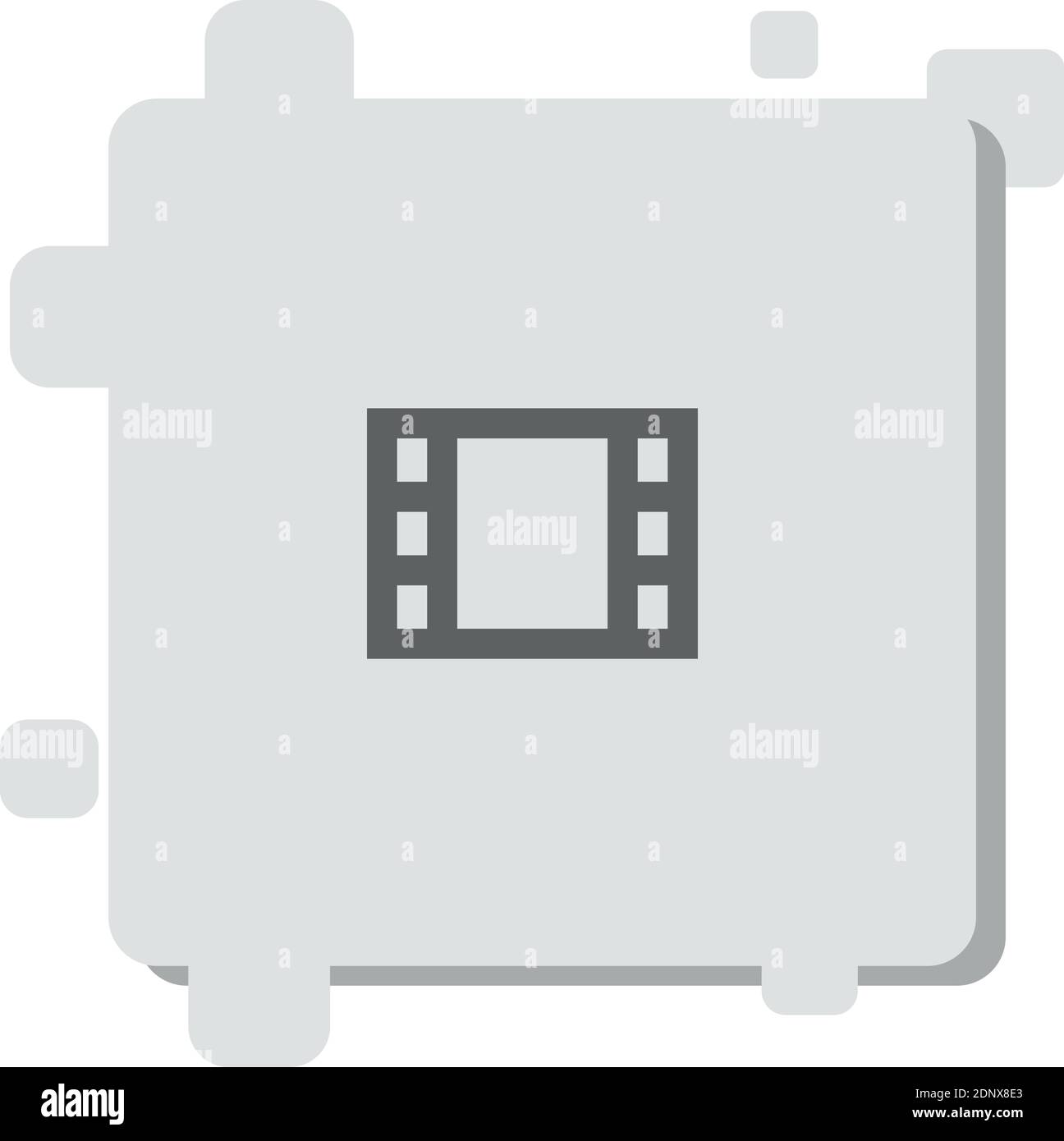 film vector icon modern simple vector illustration Stock Vector Image ...