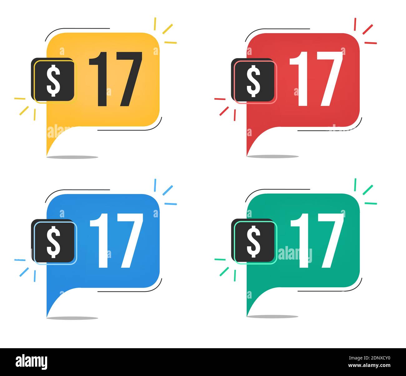 Seventeen dollars Stock Vector Images - Alamy