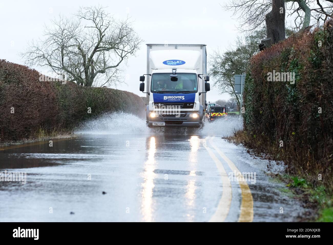 Truck lorry flood water hi-res stock photography and images - Alamy