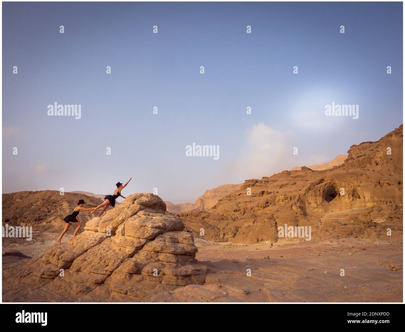 Arid rock formation Cut Out Stock Images & Pictures - Alamy