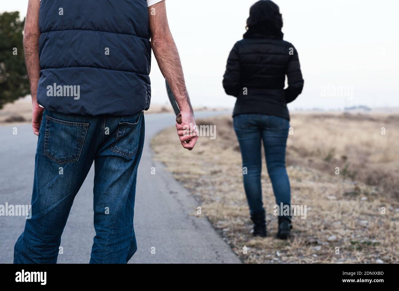 Chasing woman hi-res stock photography and images - Alamy