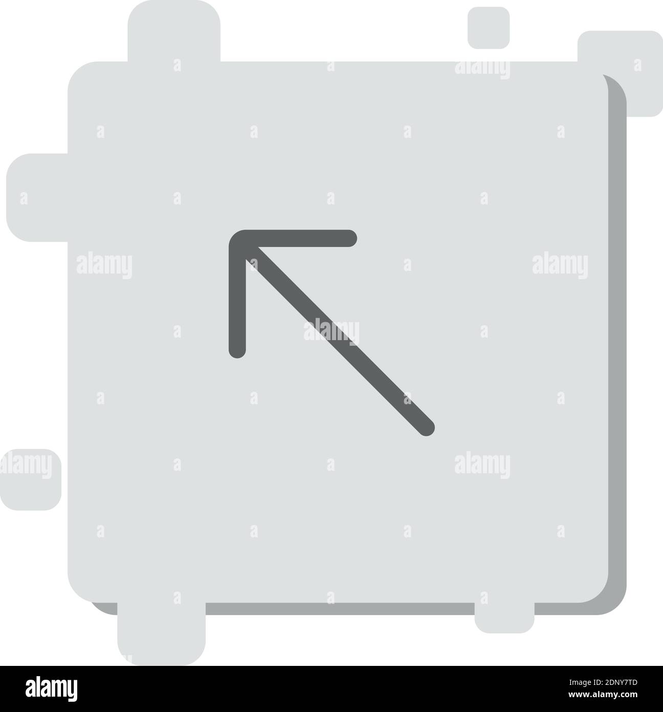 diagonal arrow vector icon modern simple vector illustration Stock ...