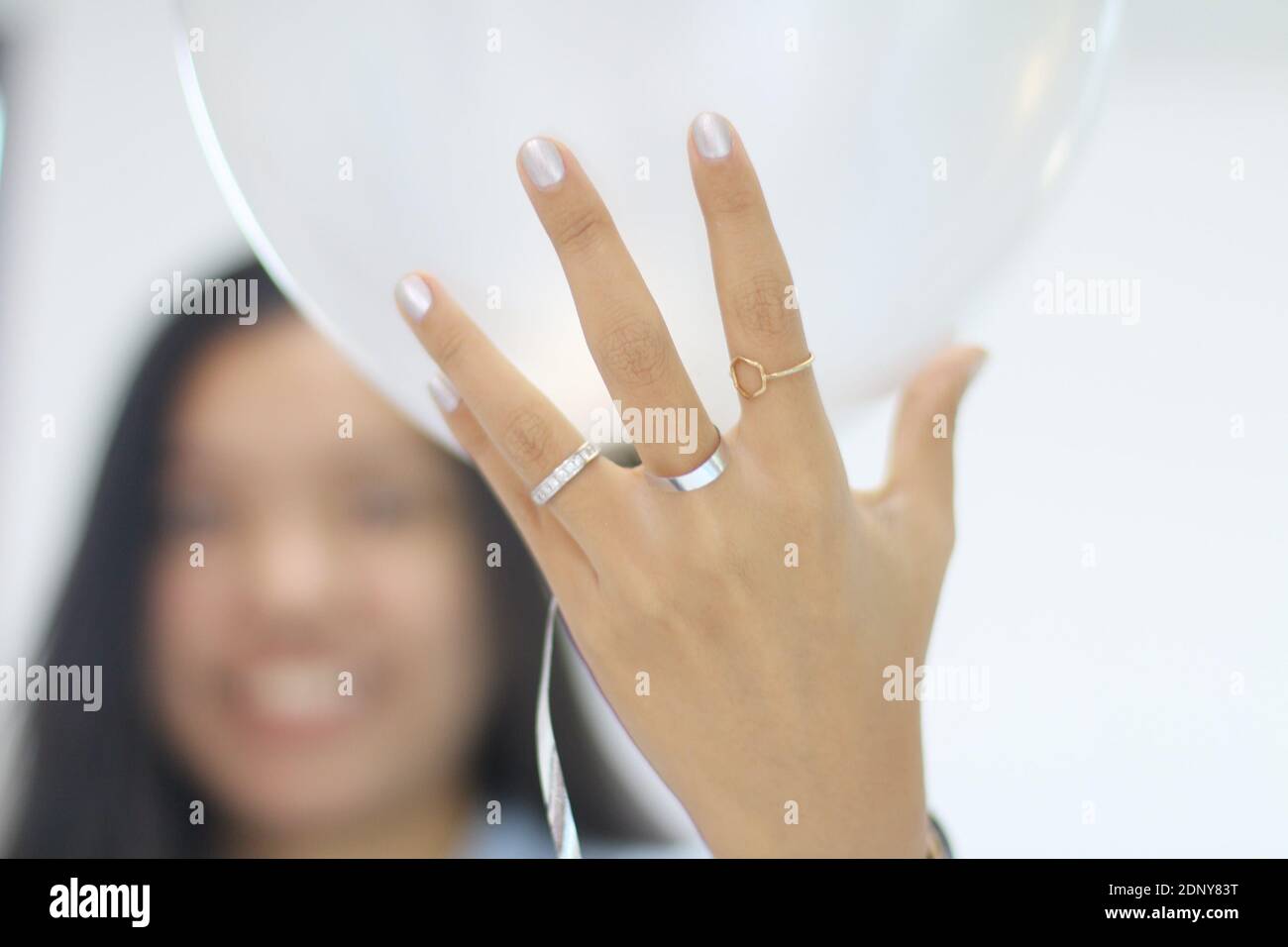 Finger nail balloon hi-res stock photography and images - Alamy