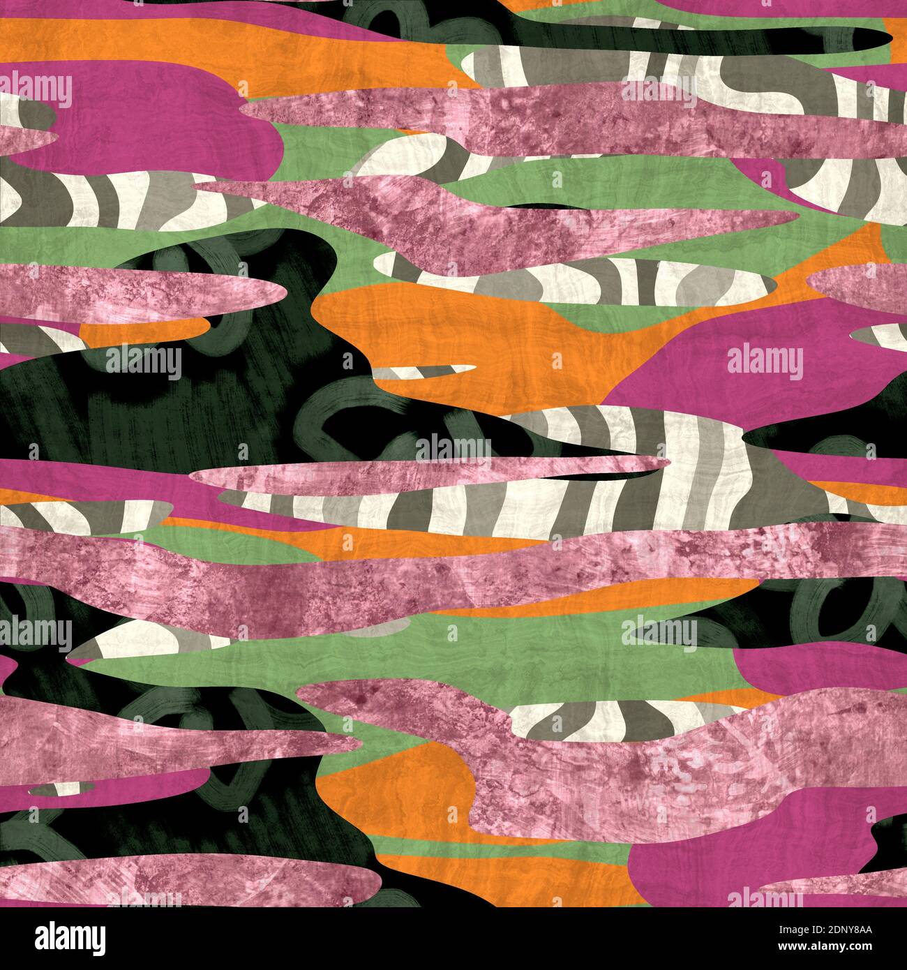 Seamless collage in camo shapes vivid montage Stock Photo - Alamy