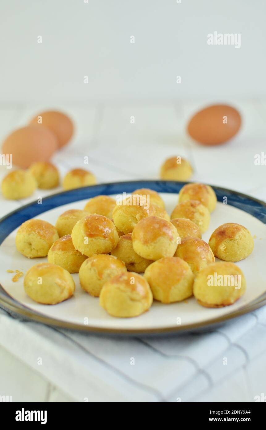 Pineapple tart cake, Nastar, a typical Indonesian cuisine Stock Photo ...