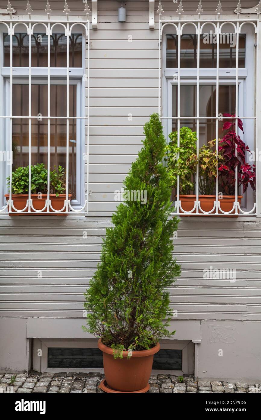 Turkey, Istanbul, Sultanahmet, Historic Ottoman wooden house Stock ...