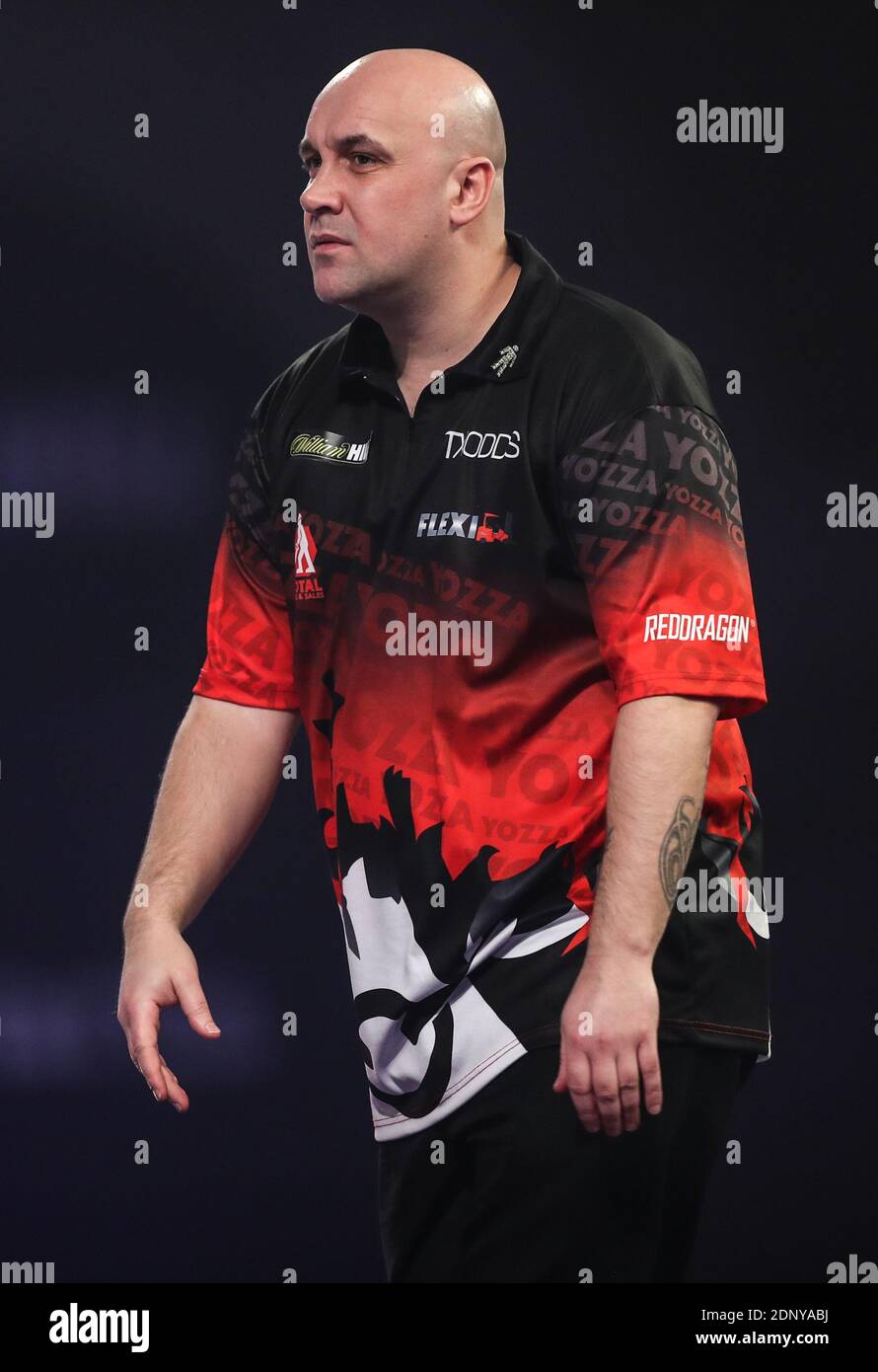 Jamie Hughes during day four of the William Hill World Darts ...