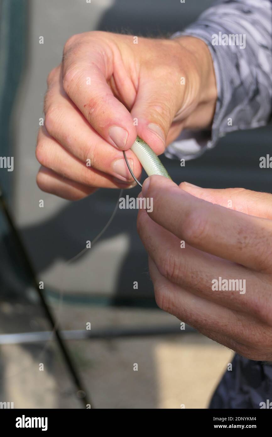Fish hook art hi-res stock photography and images - Alamy