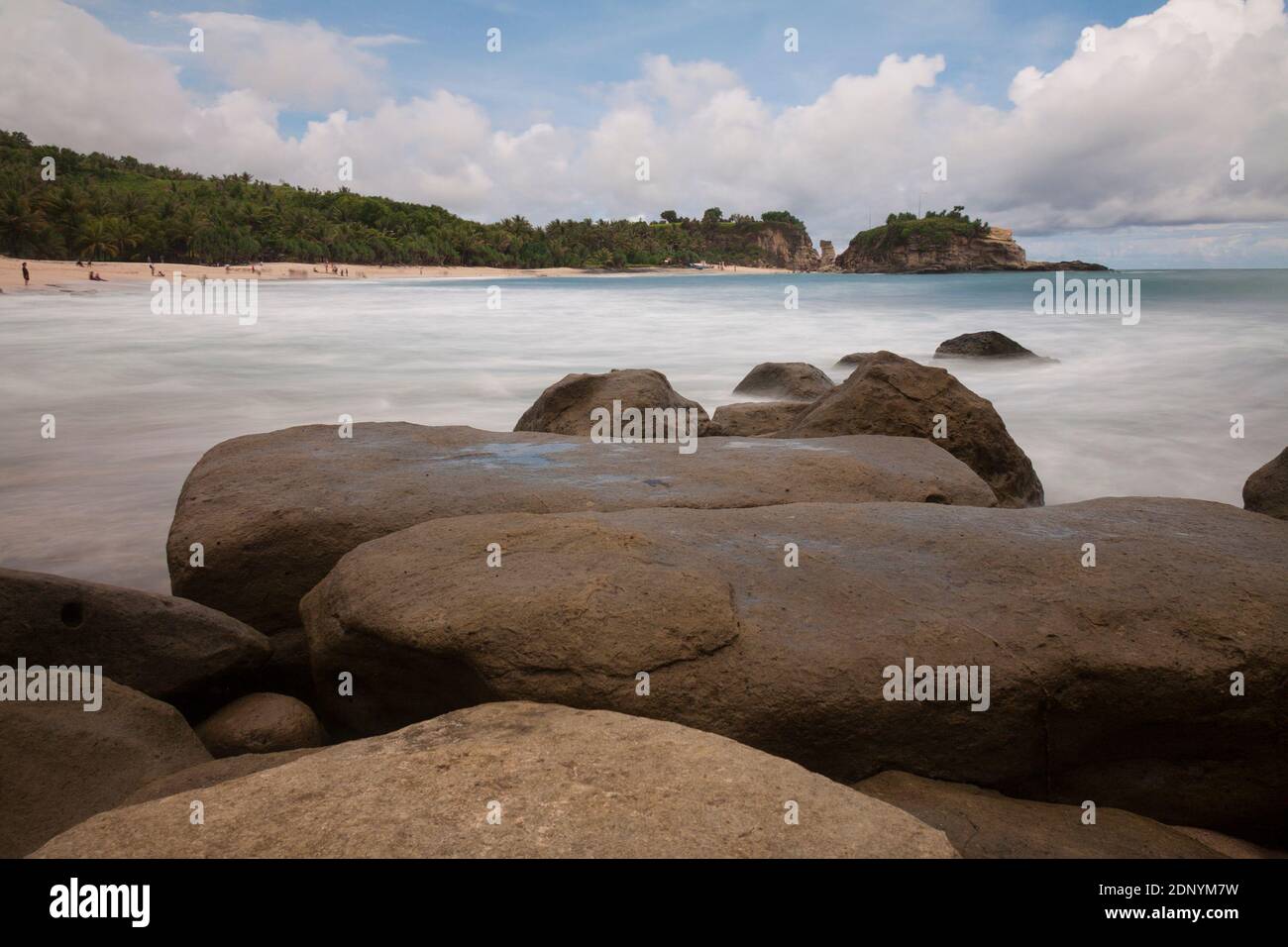 Klayar Beach is one of the tourist destinations in Pacitan district ...