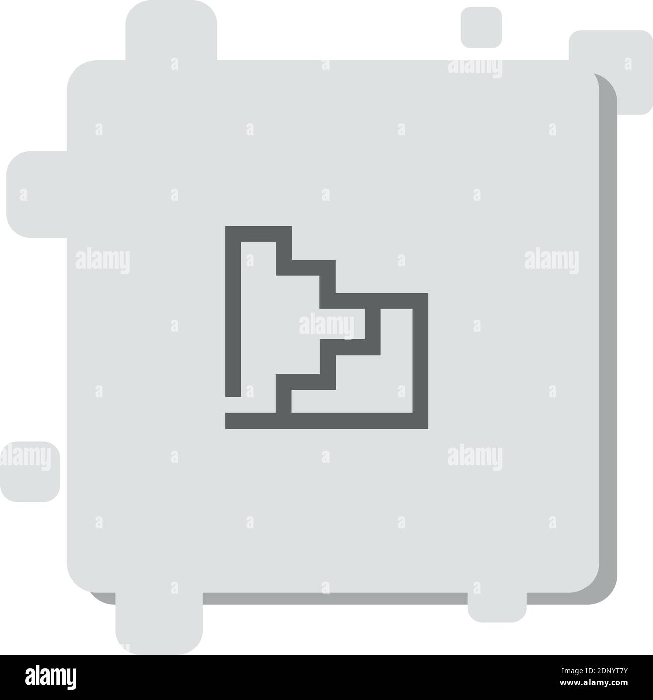 stairs vector icon modern simple vector illustration Stock Vector Image ...