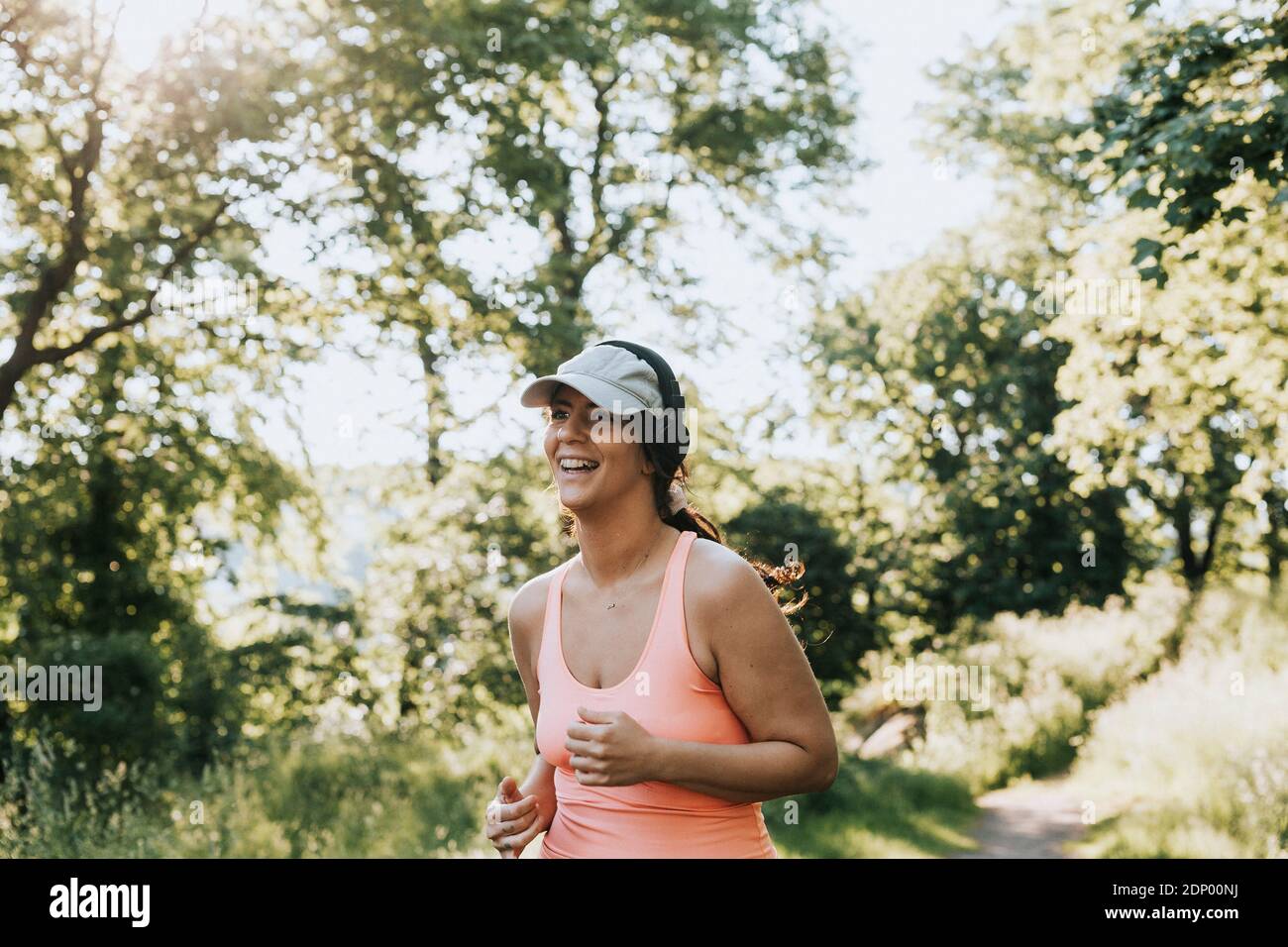 Scandinavian woman happy running hi-res stock photography and images ...