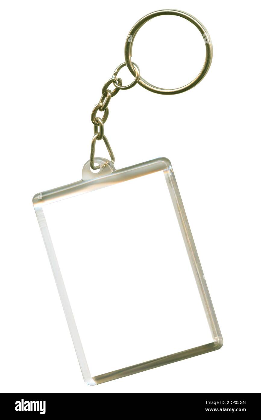 keychain as a frame with space for text or illustrations Stock Photo ...