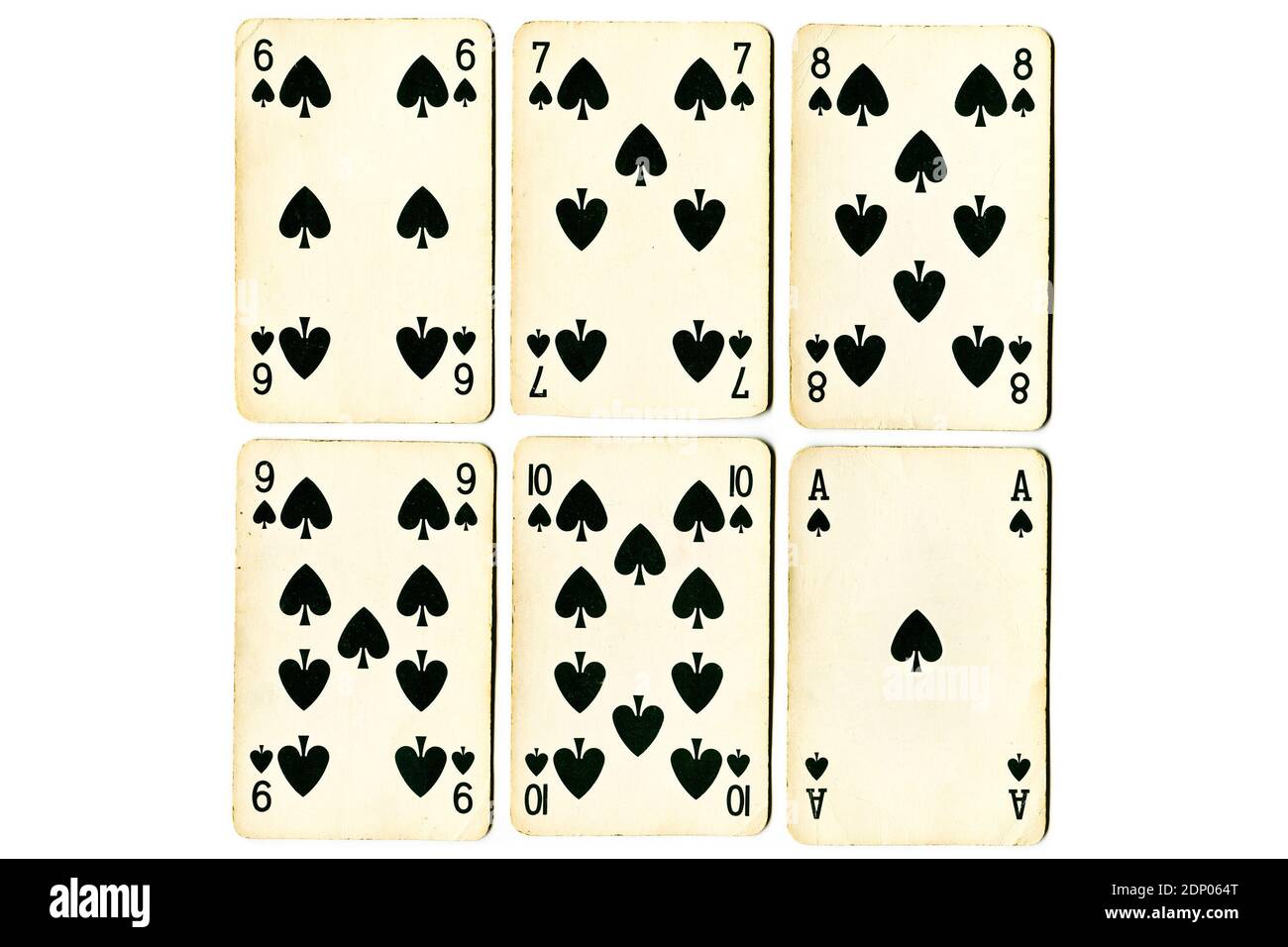 cards collection isolated on a white background Stock Photo - Alamy