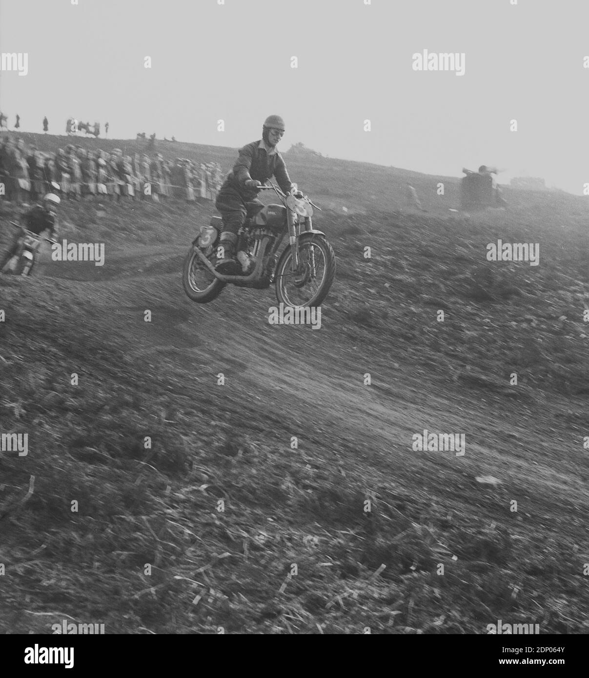 1950s, historical, motor cycle scramble Stock Photo - Alamy
