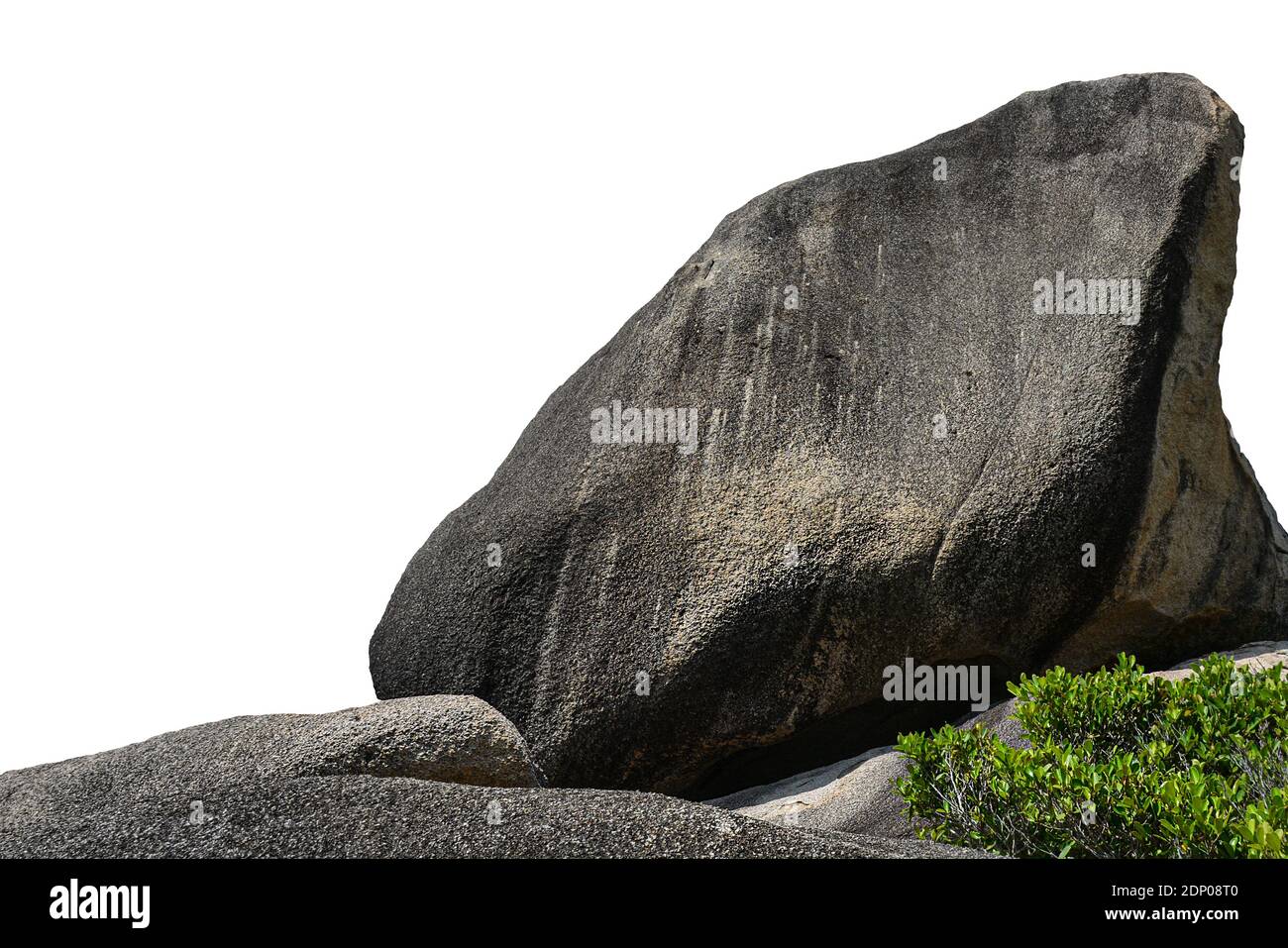rock isolated on white background Stock Photo - Alamy