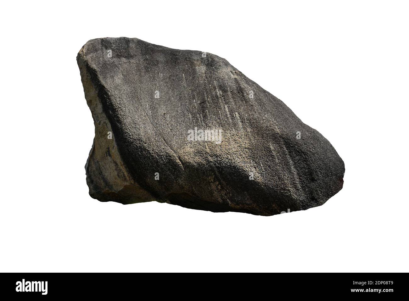rock isolated on white background Stock Photo - Alamy