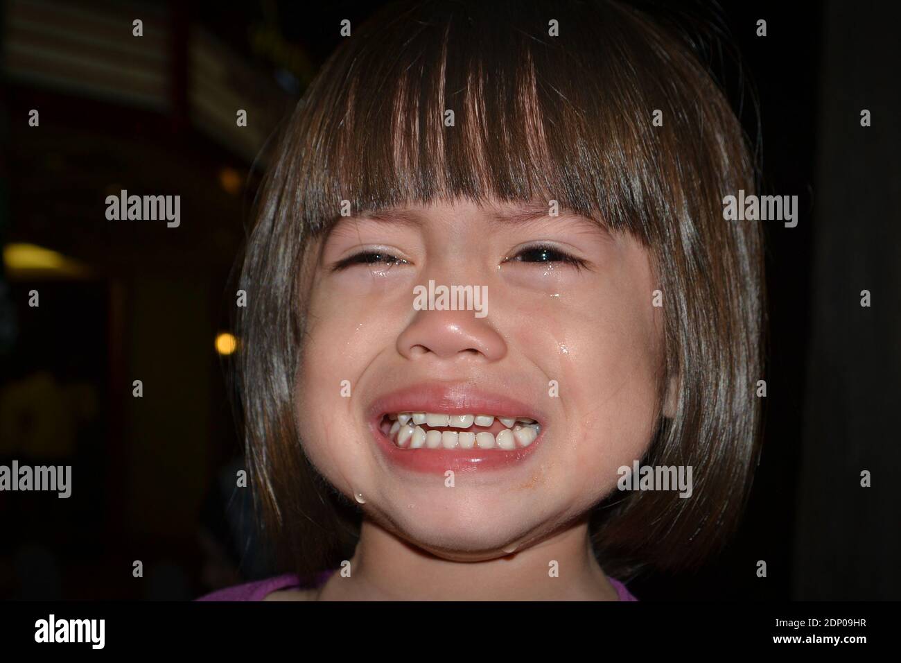 Girl Crying Tears Headshot High Resolution Stock Photography and Images ...