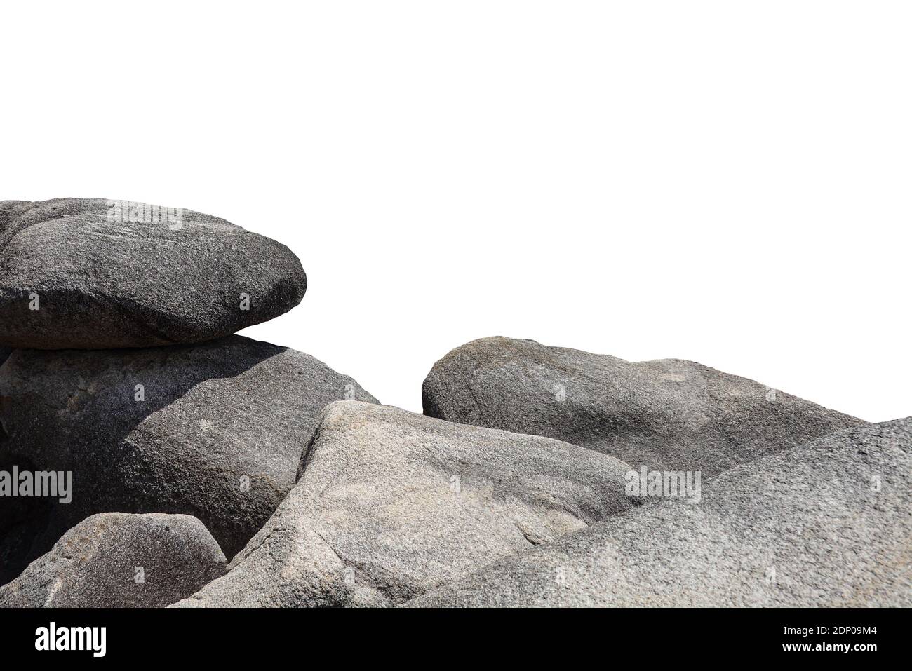 rock isolated on white background Stock Photo - Alamy