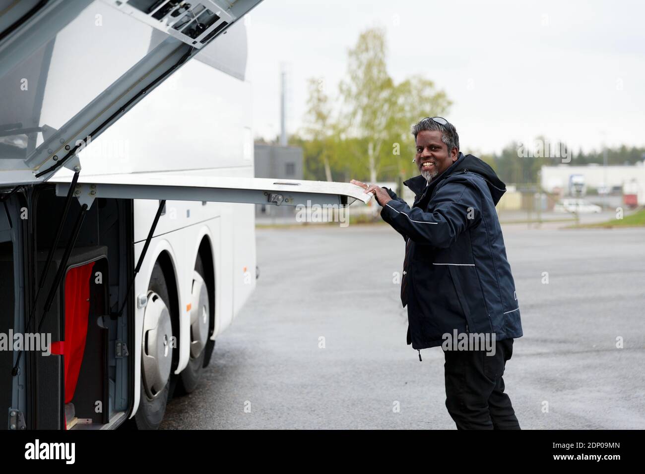 Bus luggage compartment hi-res stock photography and images - Alamy