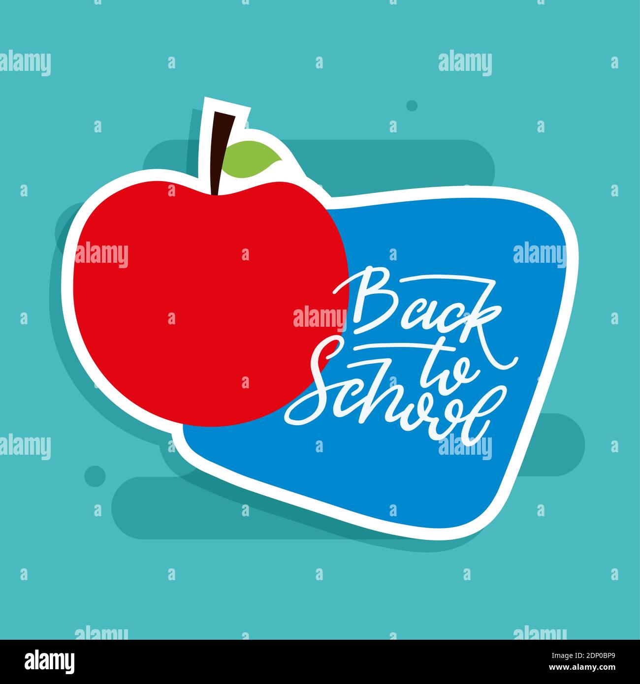 Apple Back to school student picture - Vector Stock Vector Image & Art ...