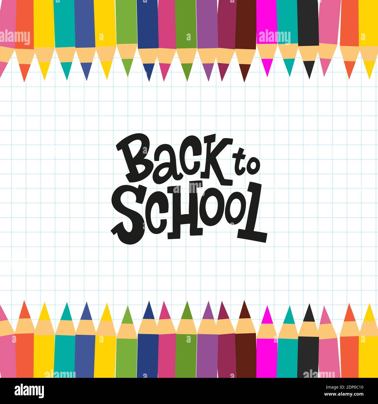 Colors and paper Back to school student picture - Vector Stock Vector ...