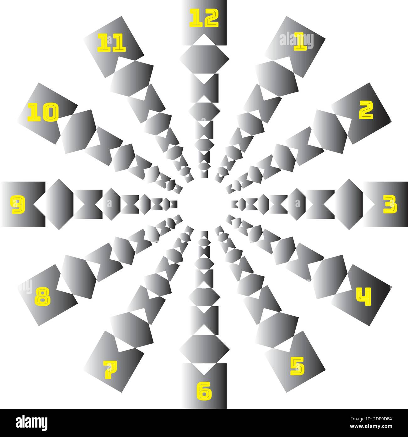 Black numbers on yellow signs hi-res stock photography and images - Alamy