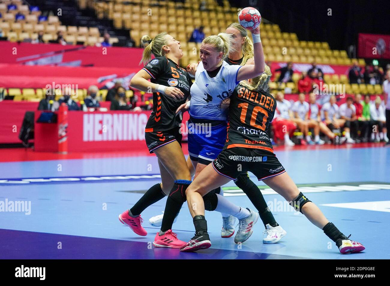 HERNING, DENMARK - DECEMBER 18: Jessy Kramer of Netherlands, Ksenia ...