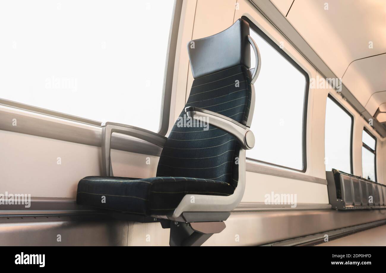 Single train seat hi-res stock photography and images - Alamy