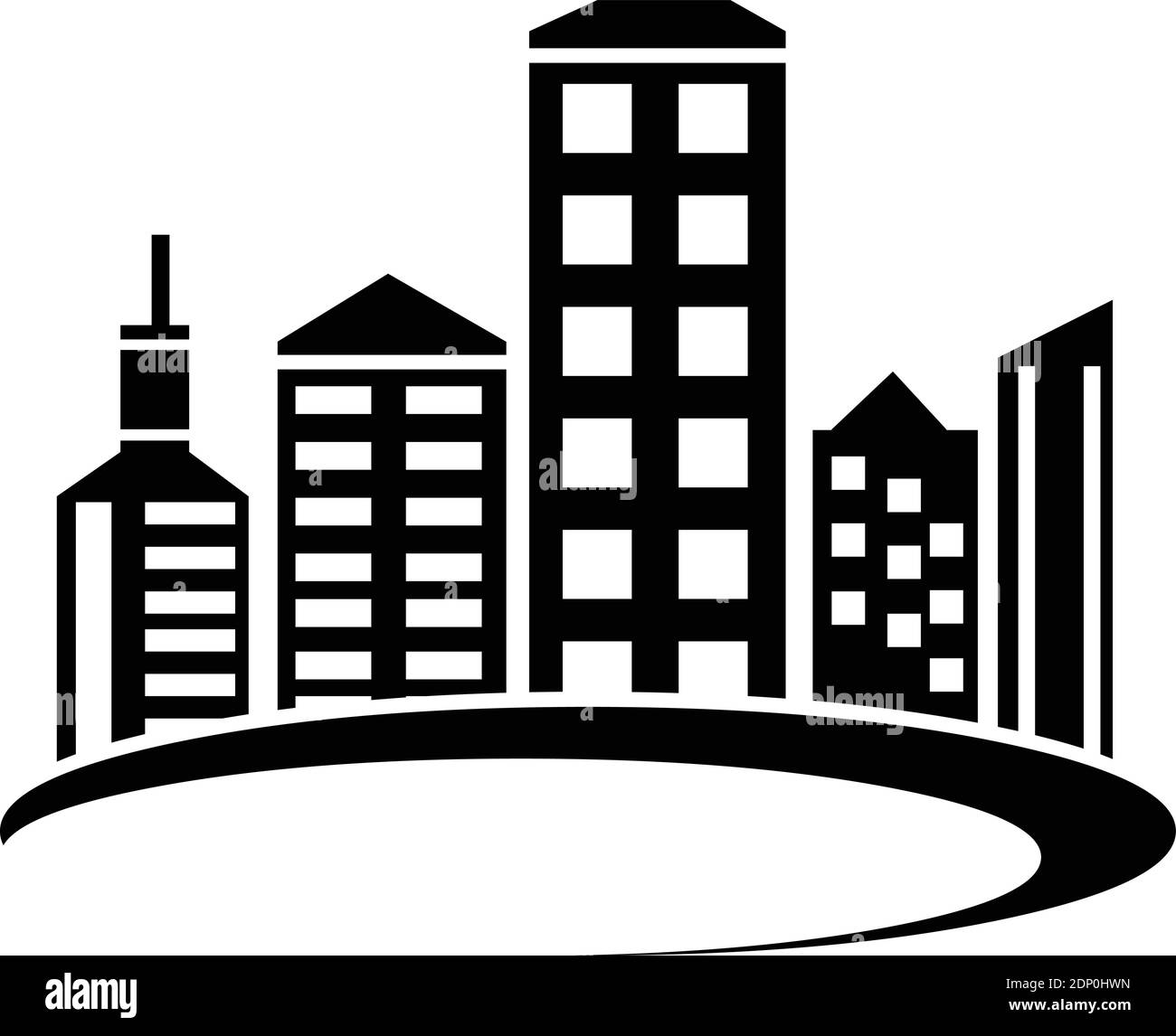 Building -logo icon city scape Stock Vector Image & Art - Alamy