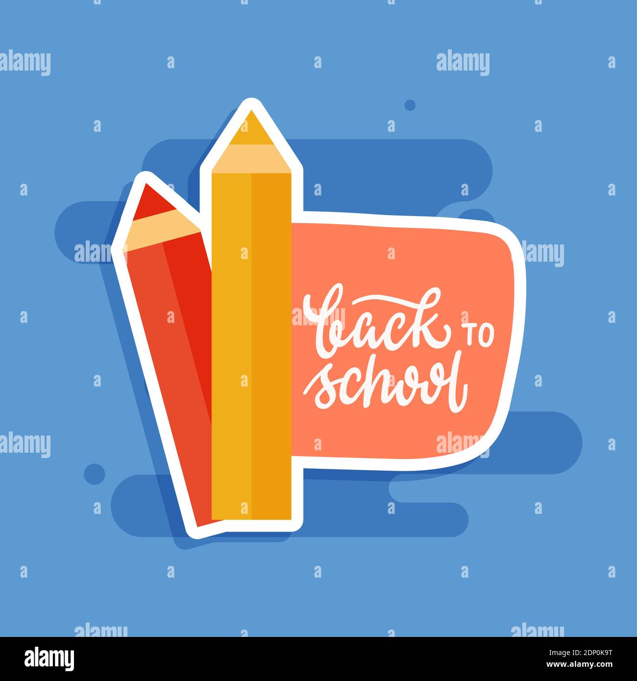 Pencil Back to school student picture - Vector Stock Vector Image & Art ...