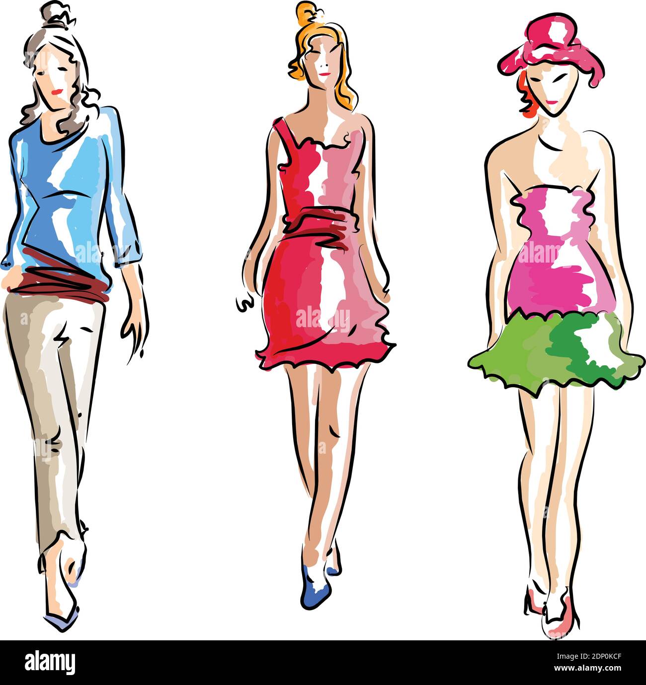 Fashion Model Vector