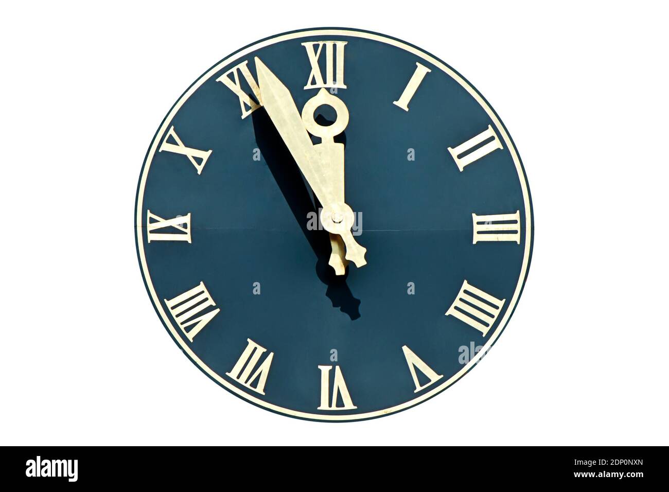 clock isolated on a white background Stock Photo - Alamy