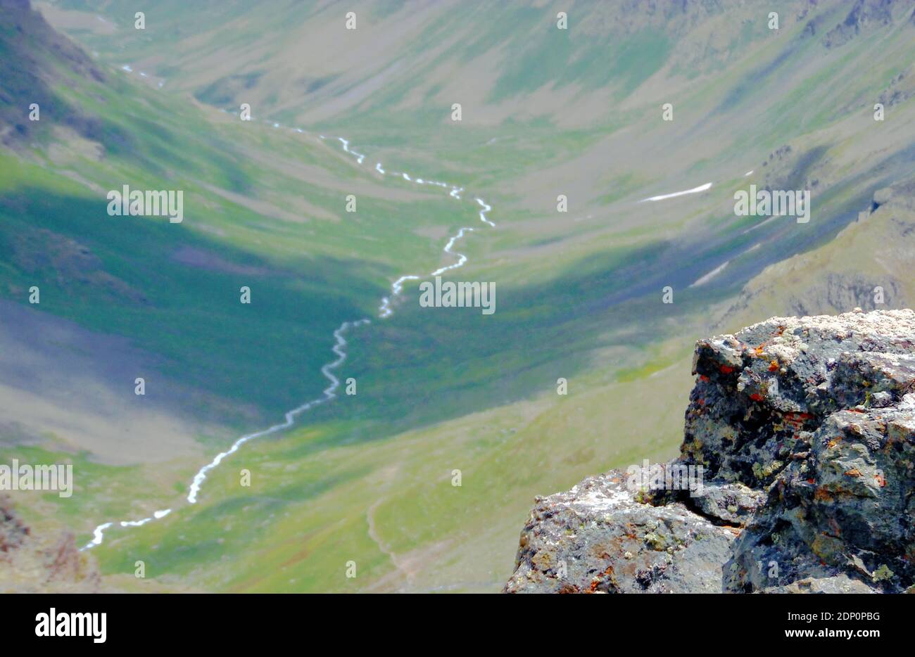 Magnificent Natural Valley and Stream Stock Photo - Alamy