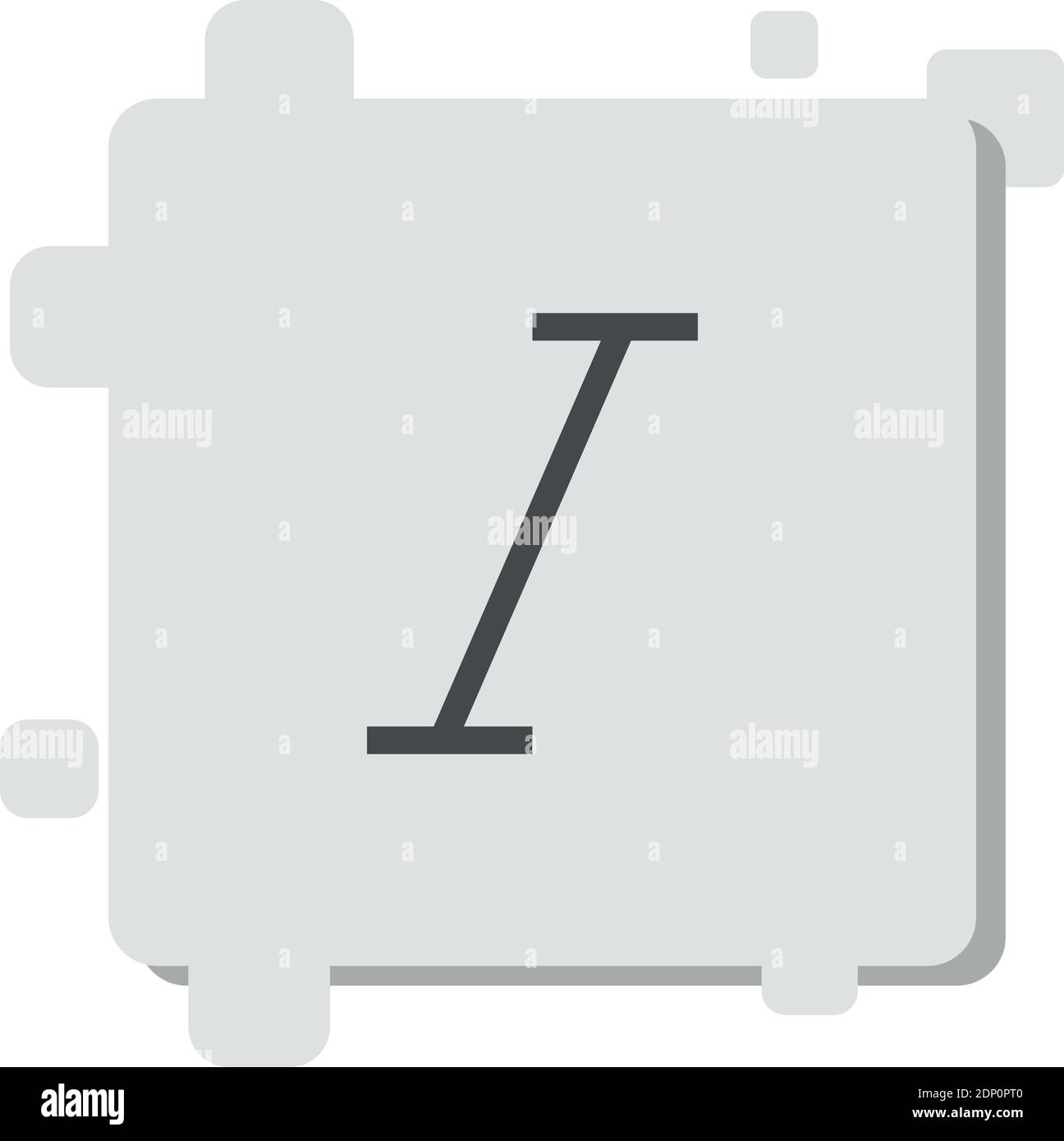 italic vector icon modern simple vector illustration Stock Vector Image ...