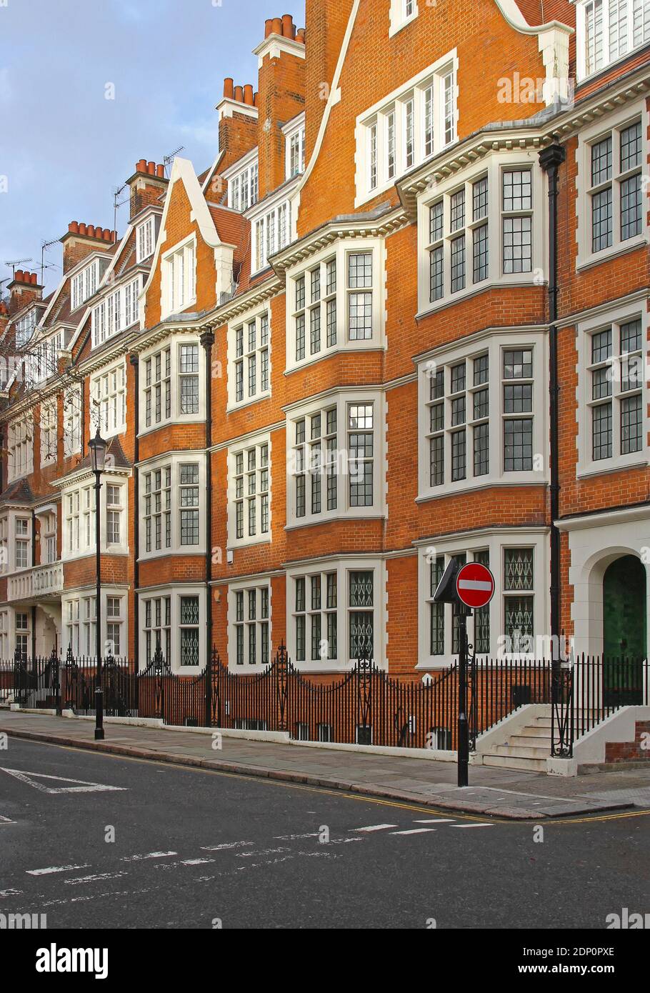 Traditional Victorian Style Buildings in London Kensington Stock Photo ...