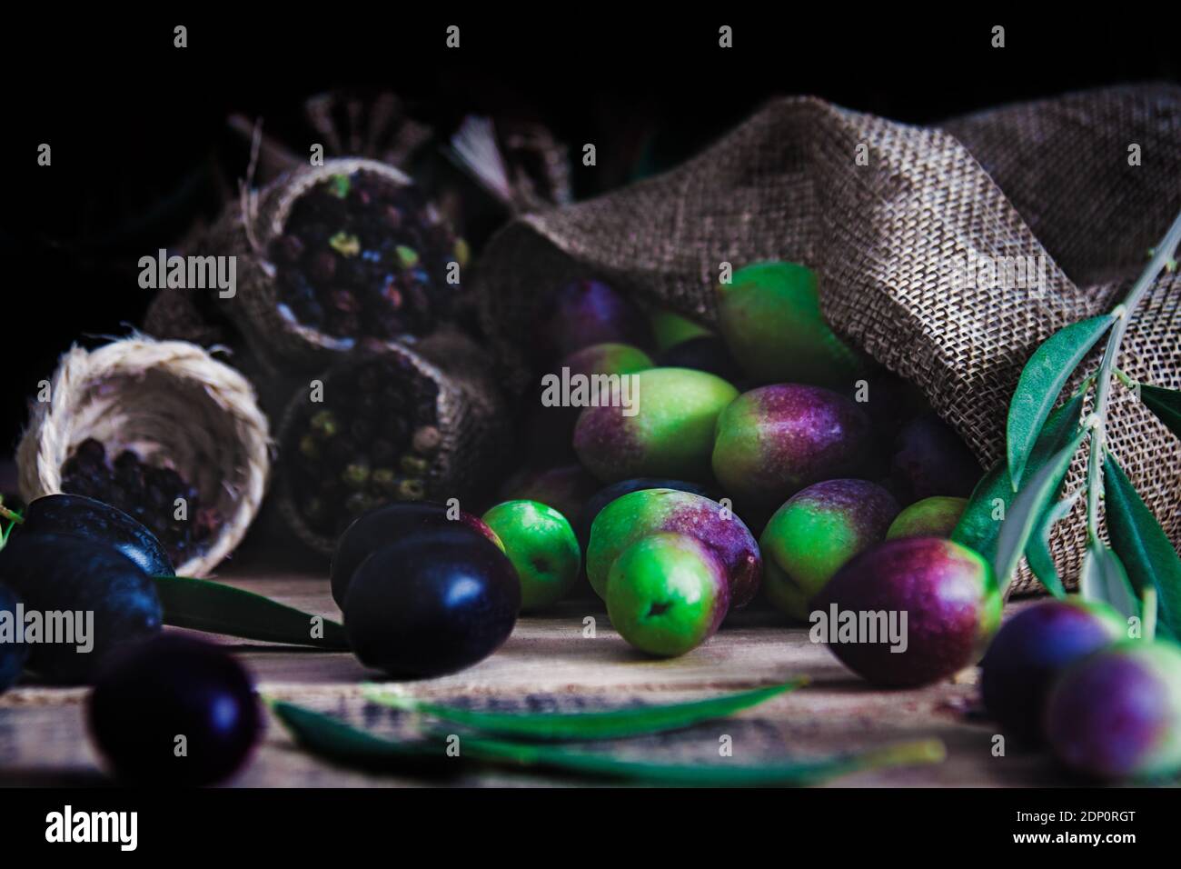 Dark violet olives hi-res stock photography and images - Alamy
