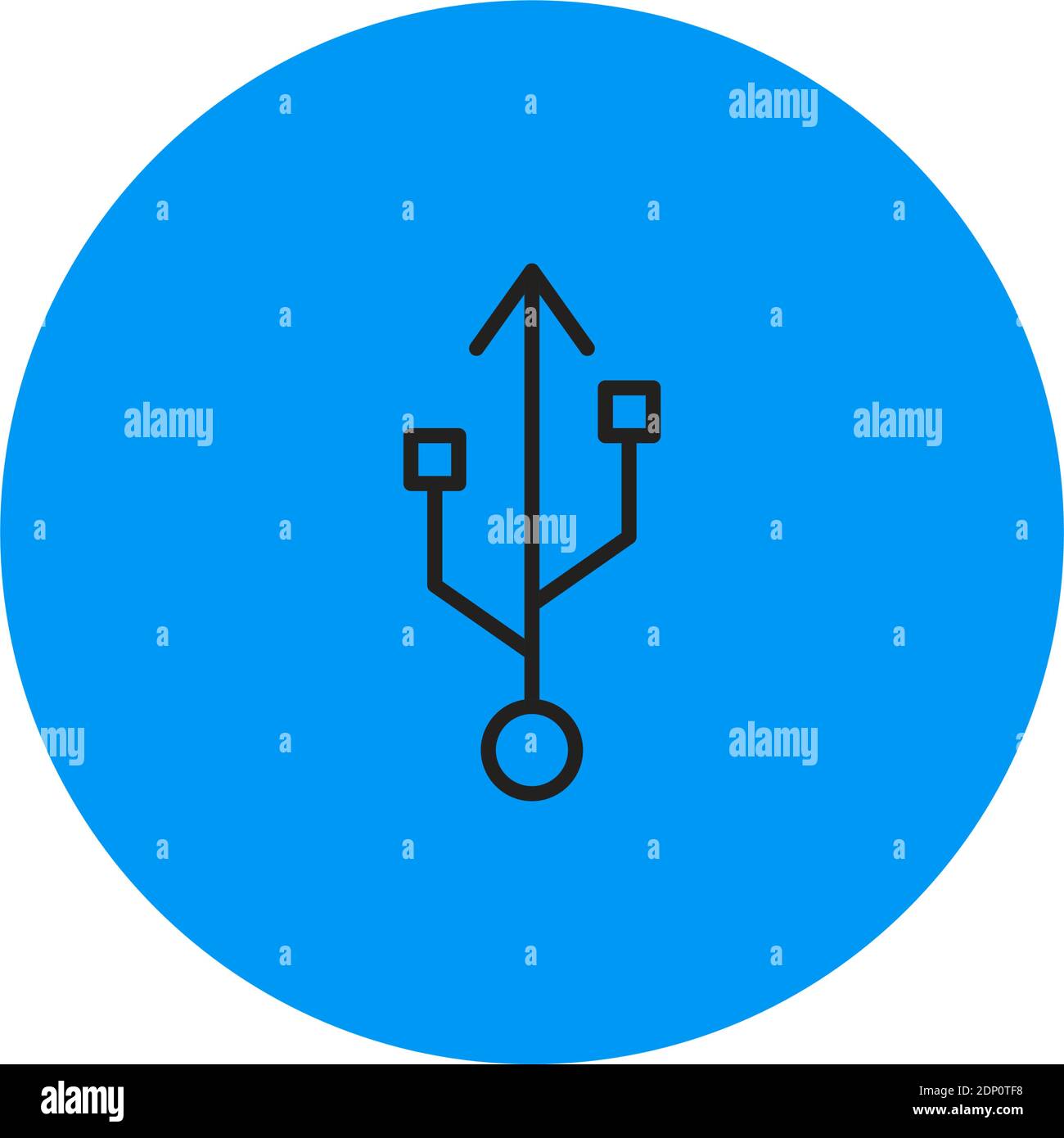 Usb tech logo Stock Vector Images - Alamy