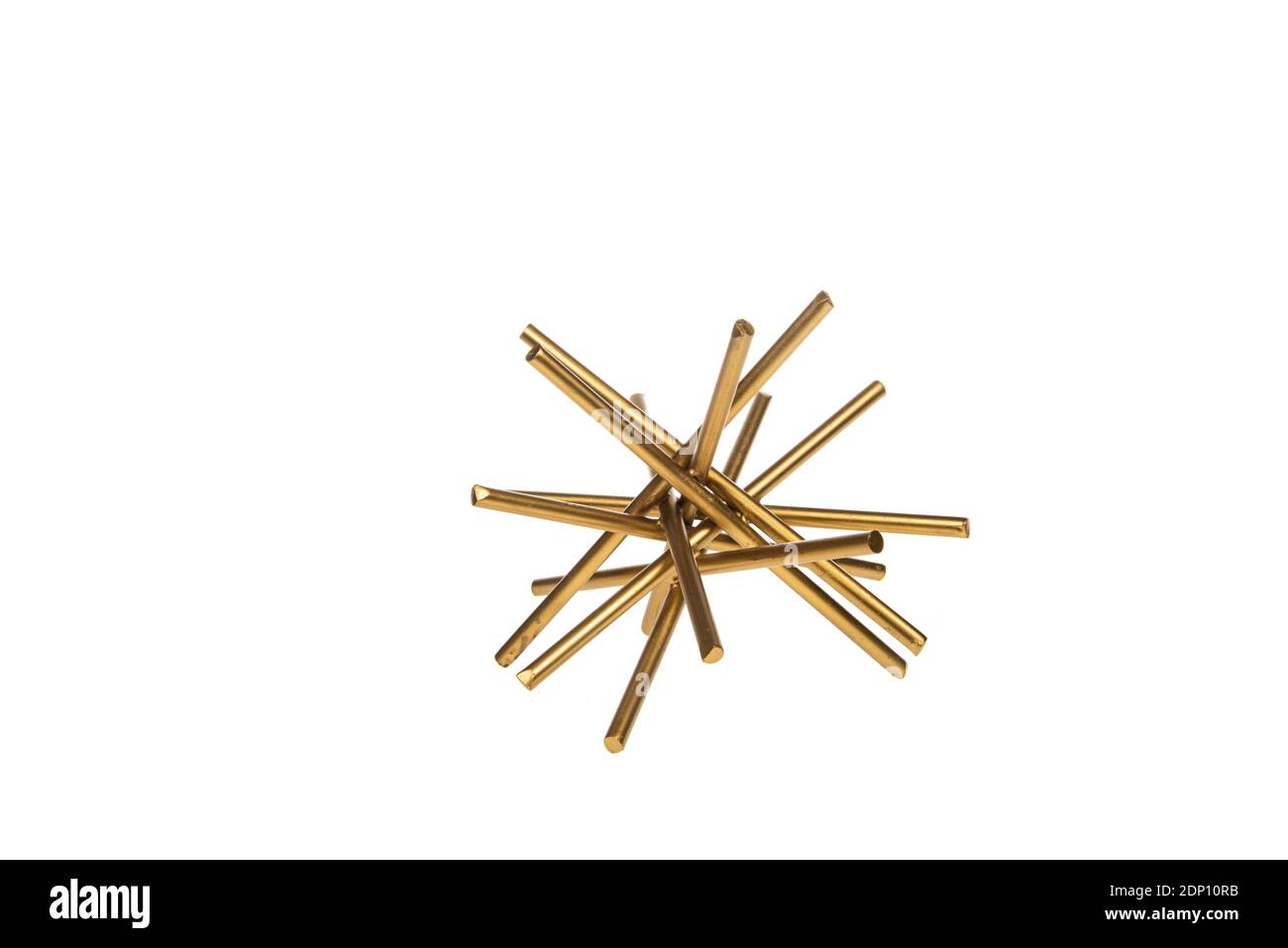 decorative abstract metal object isolated Stock Photo - Alamy