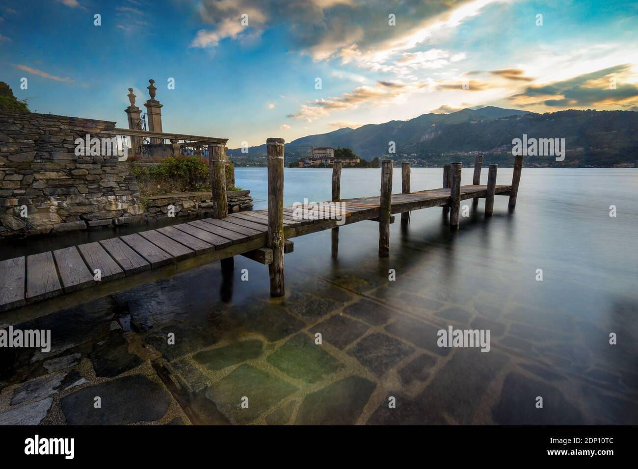 Lago d' Orta Orta San Giulio (Novara Stock Photo - Alamy