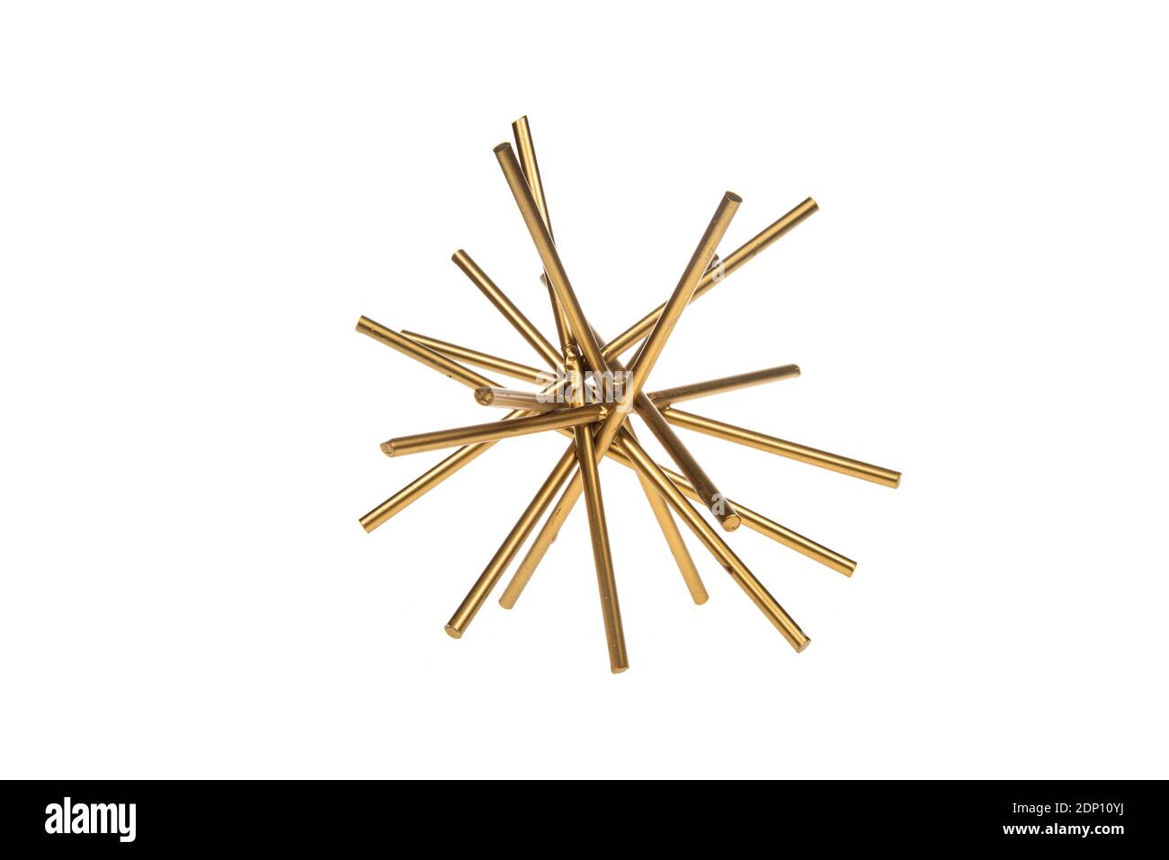 decorative abstract metal object isolated Stock Photo - Alamy