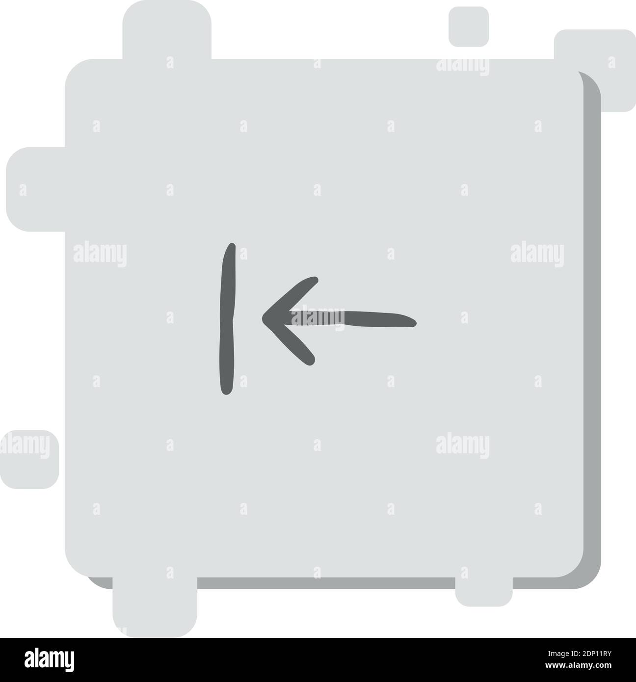 previous vector icon modern simple vector illustration Stock Vector ...