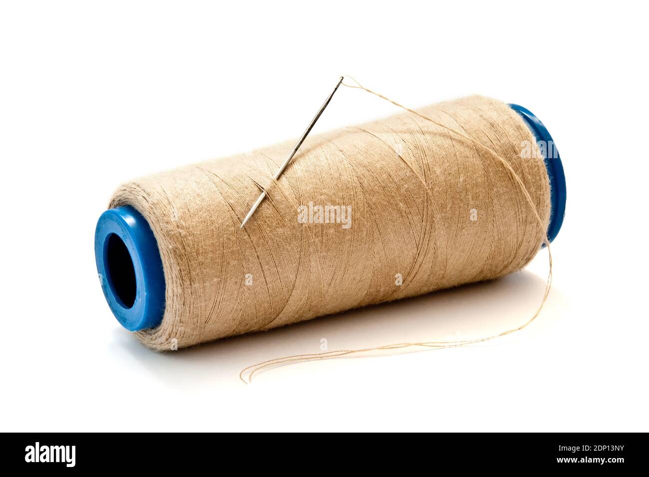 needle and thread isolated on a white background Stock Photo - Alamy