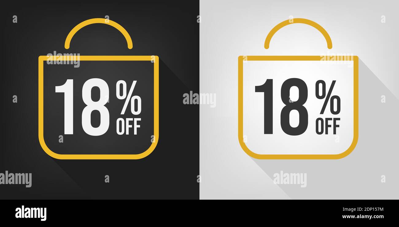Eighteen percentage Stock Vector Images - Alamy