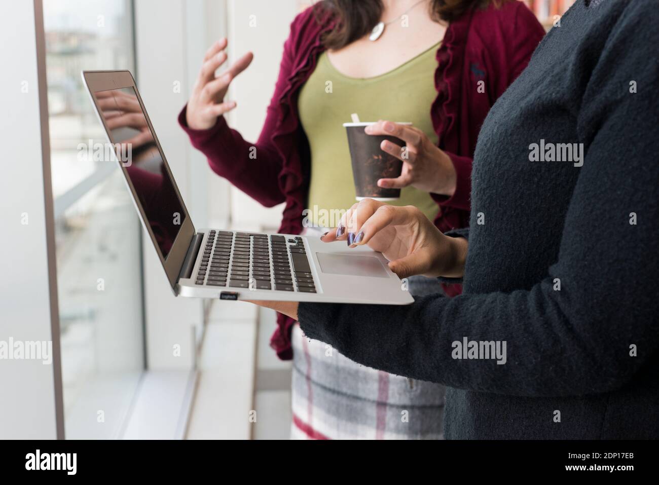 Mid section laptop hi-res stock photography and images - Alamy