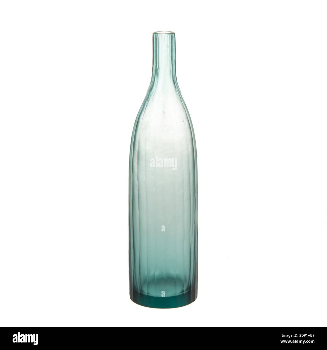 decorative colored glass bottle on white background isolated Stock ...