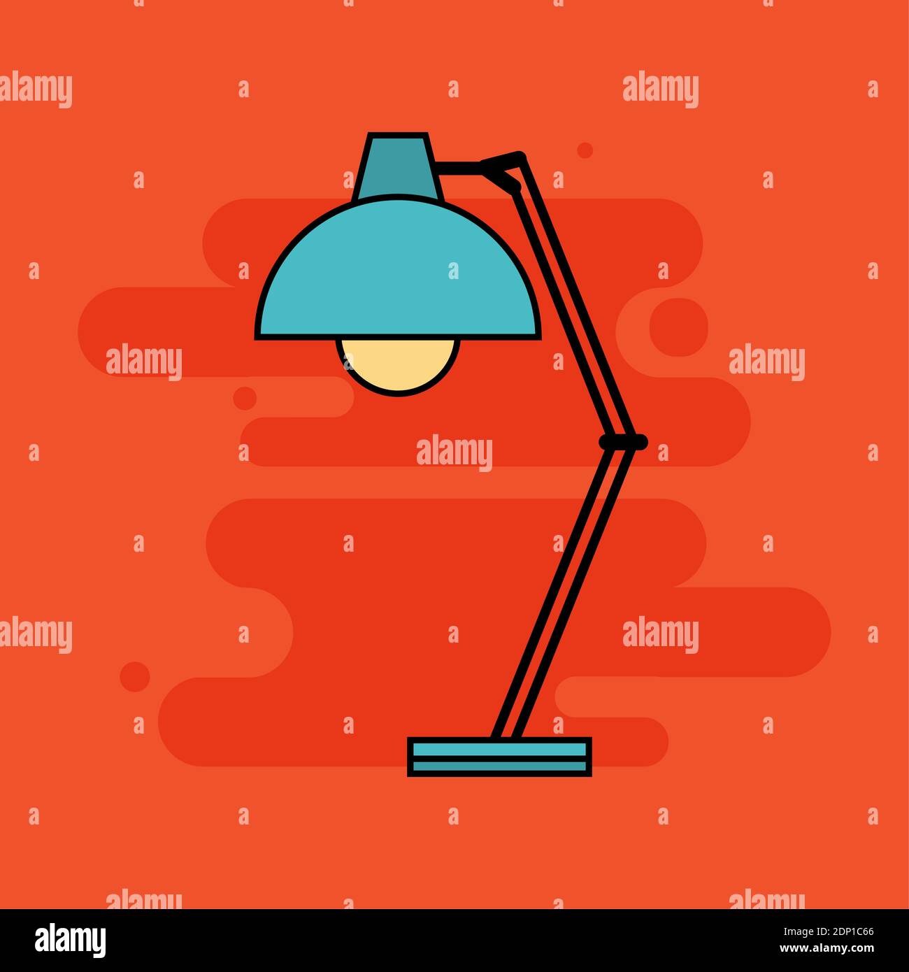 Lamp back to school picture icon - Vector Stock Vector Image & Art - Alamy